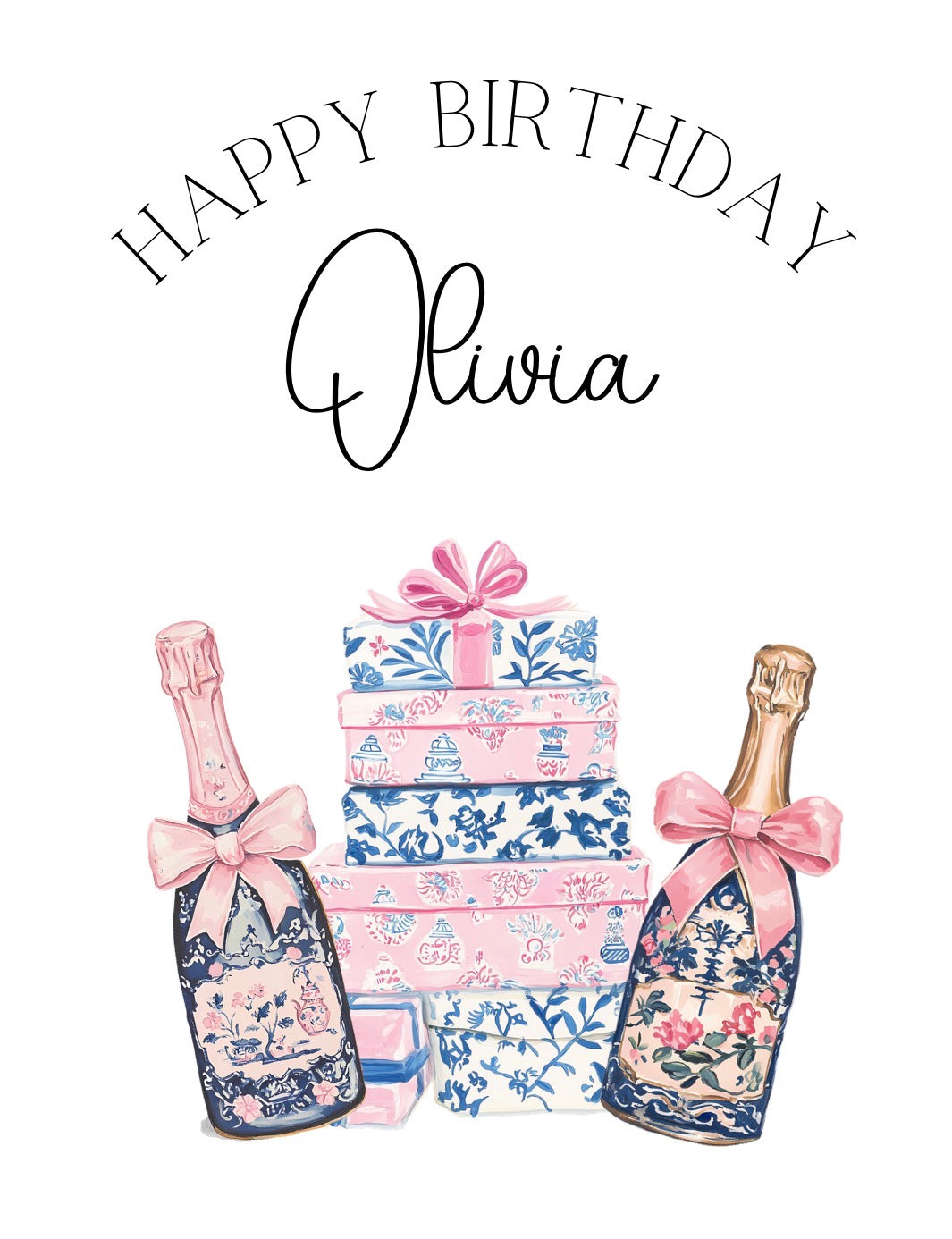 TESTER Birthday Sack Champagne Bottles – The Perfect Gift Co.