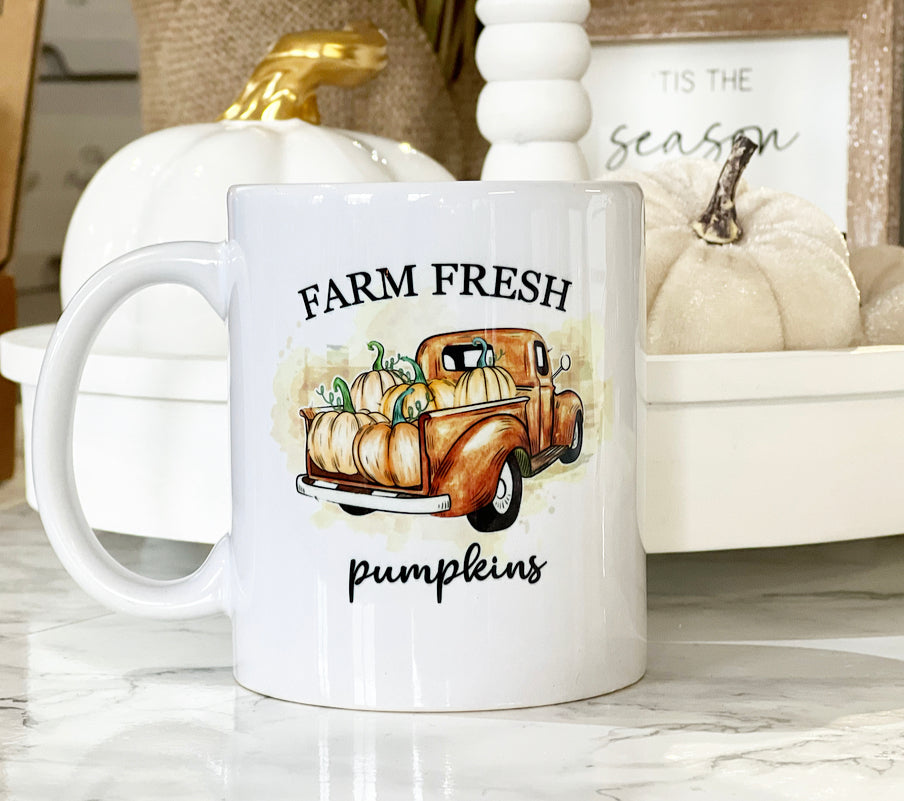 NEW “Farm fresh pumpkins” Mug – The Perfect Gift Co.